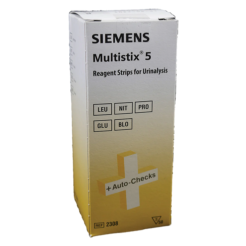 Siemens Multistix 5 Urinalysis Test Strips - Pack of 50