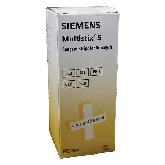 Siemens Multistix 5 Urinalysis Test Strips - Pack of 50